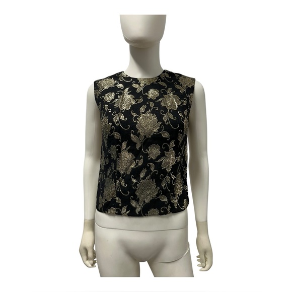 Bullock’s | Tops | Vtg 6s Bullocks Black Gold Wool Rich Cocktail ...